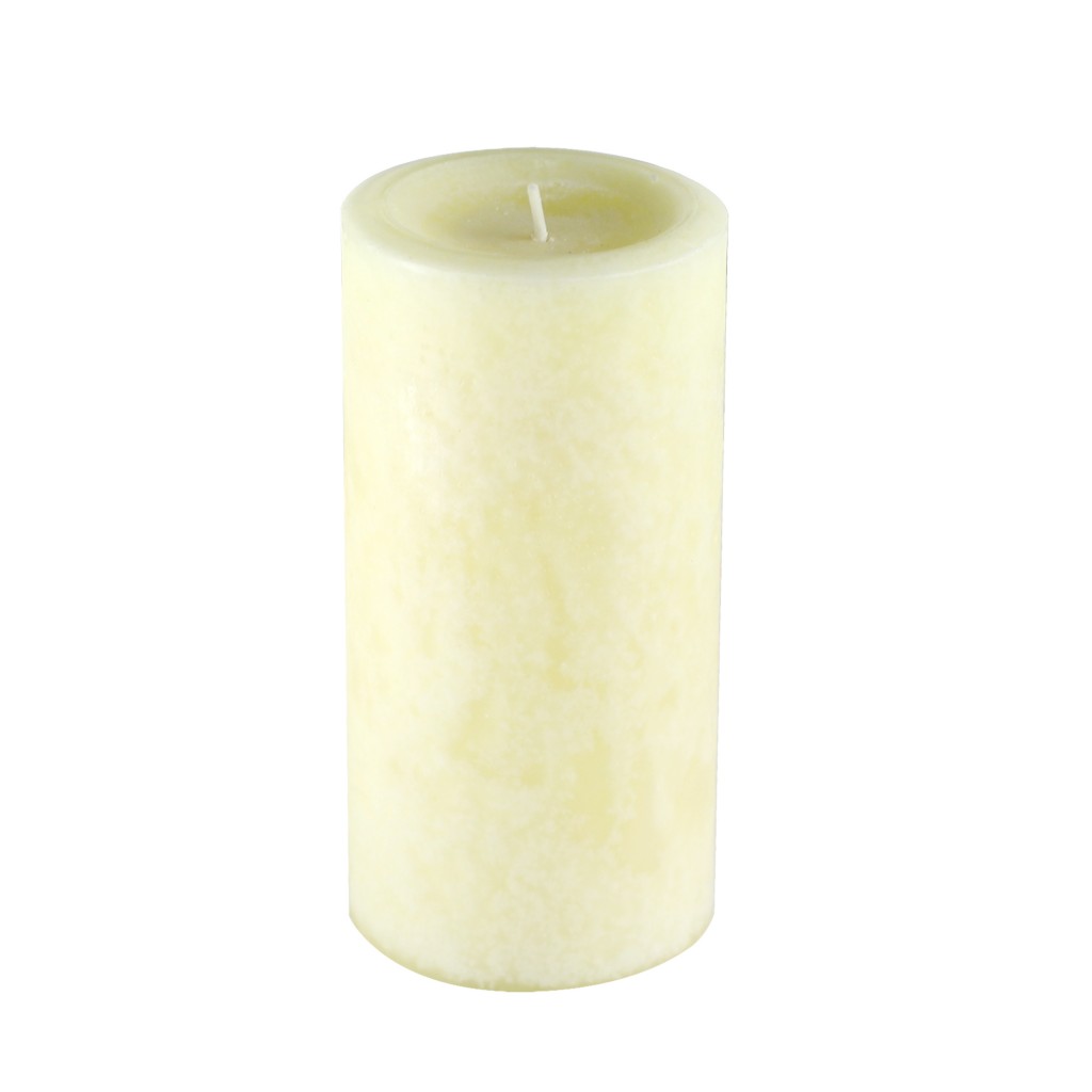 3 Inch x 6 Inch Vanilla Scented Pillar Candle | Bazaar Home