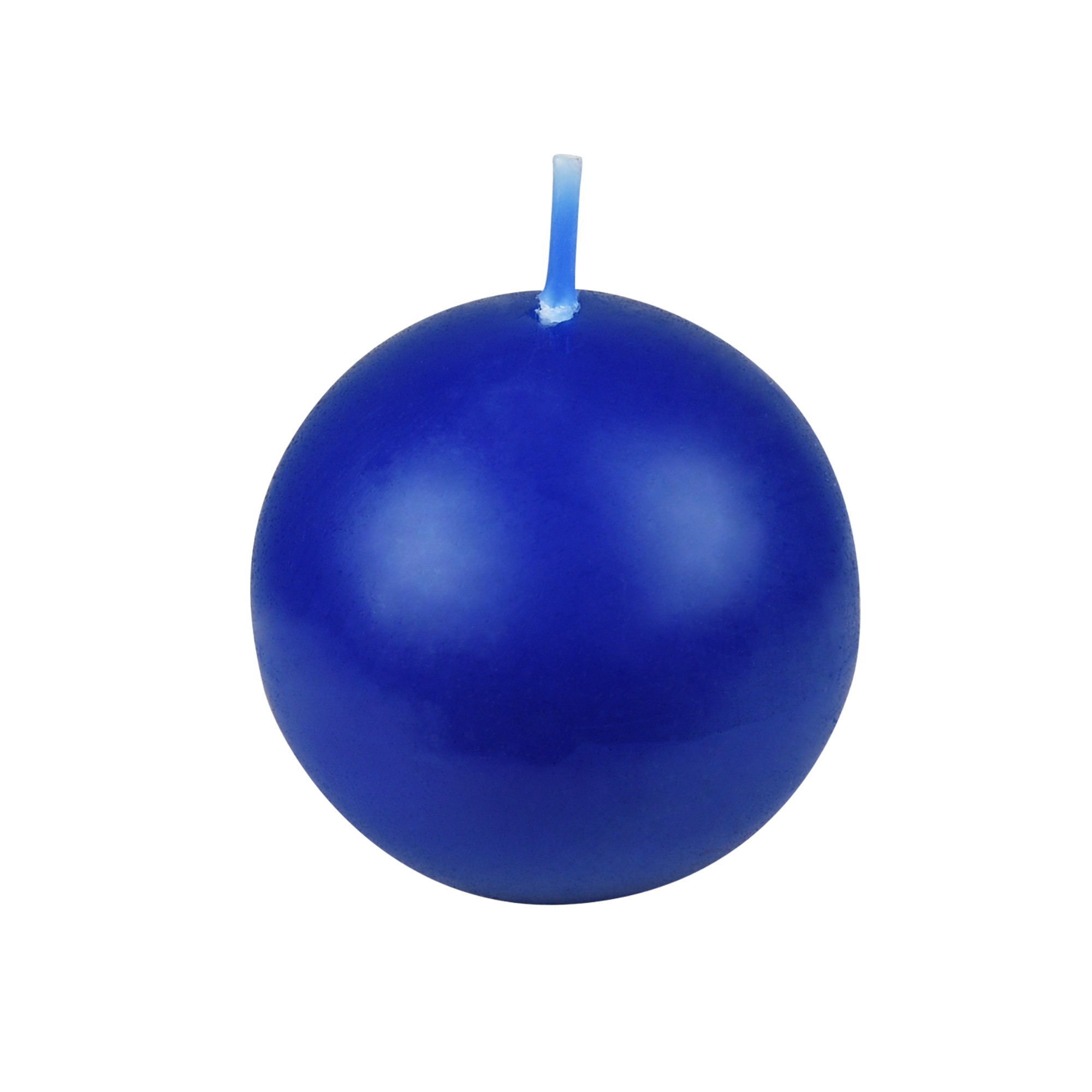 3 Inch Blue Ball Candles (6pc/Box) | Bazaar Home