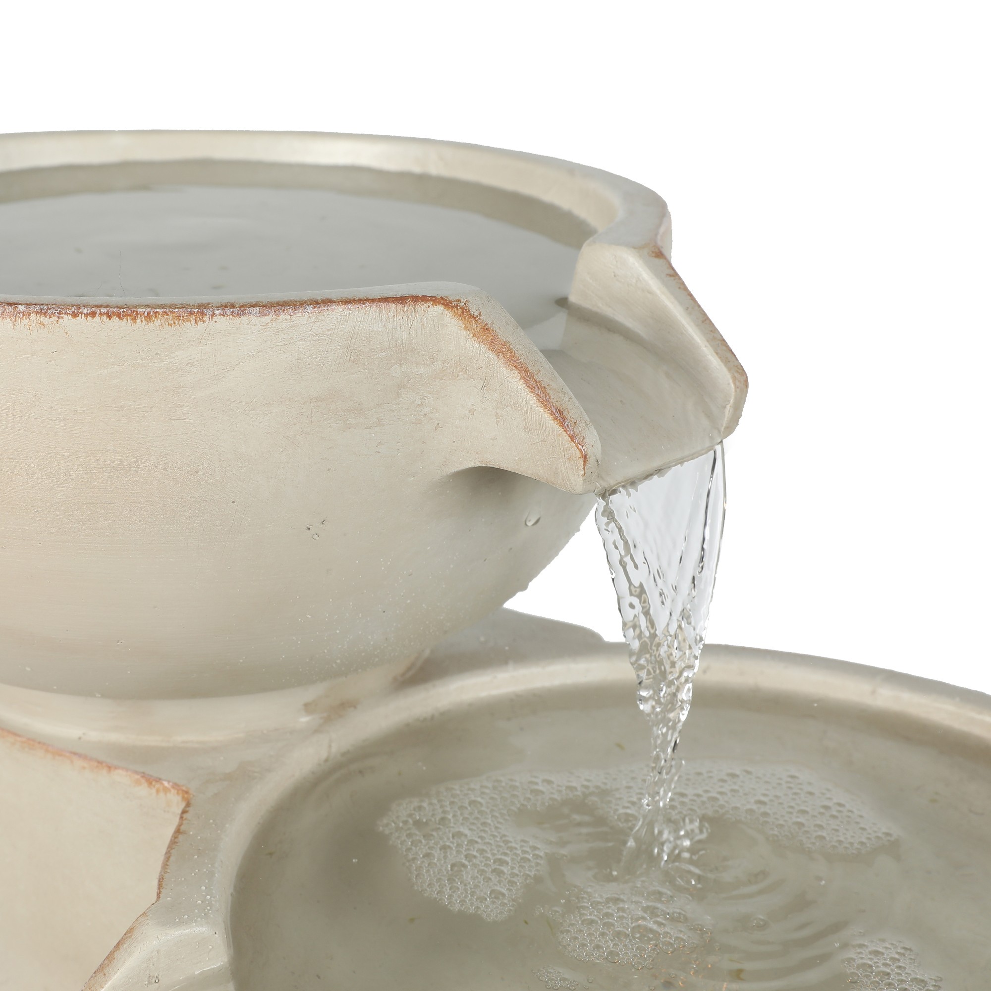 3 Tier Bowls Water Fountain with Led Light | Bazaar Home